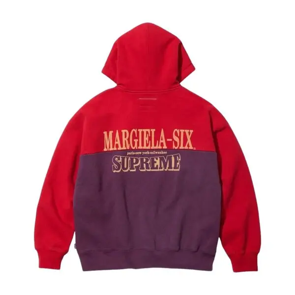 Supreme X Mm6 Maison Margiela Eagle Zip Up Hooded Sweatshirt