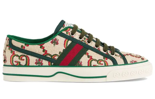Gucci Tennis 1977 Sneaker - Beige/green/red
