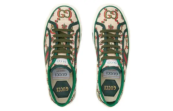 Gucci Tennis 1977 Sneaker - Beige/green/red