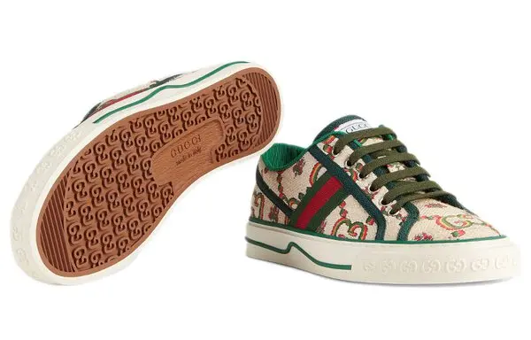 Gucci Tennis 1977 Sneaker - Beige/green/red