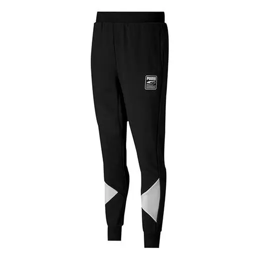 PUMA Rebel Block Pants 'black White - Black/white