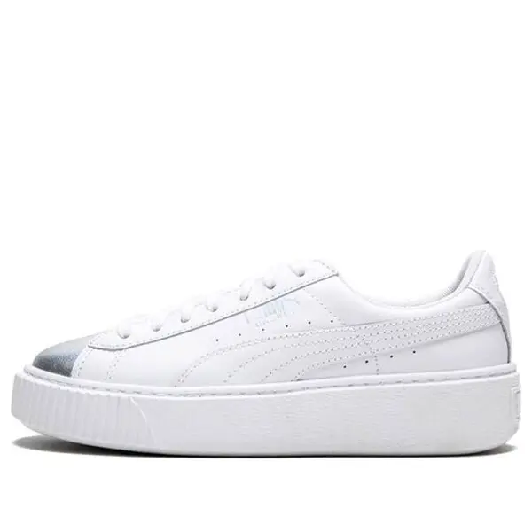 PUMA Suede Platform Sneakers - White