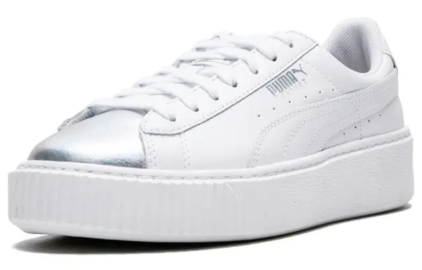 PUMA Suede Platform Sneakers - White