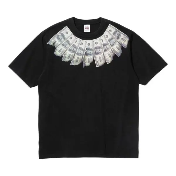 Supreme X Mm6 Maison Margiela Money S/s T-shirt - Black