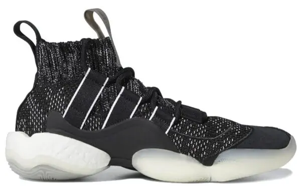Adidas Crazy Byw X 'oreo' High Top Sneakers - Cblack/greone/ftwwht