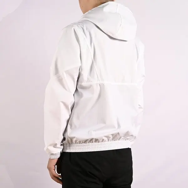 CONVERSE Hooded Drawstring Zipper Pocket Jacket