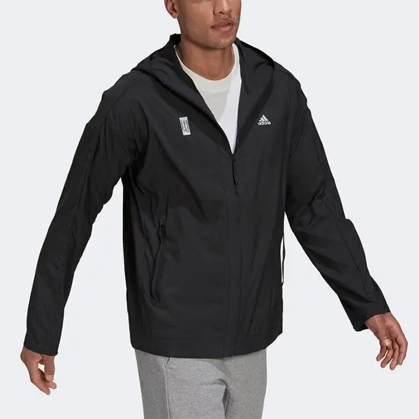 Adidas Wj Wb Series Sports Hooded Windbreaker Jacket