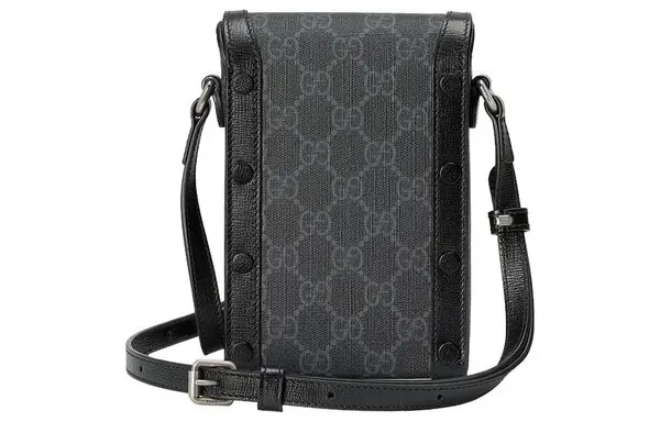 Gucci Gg Supreme Mini Shoulder Bag - Black