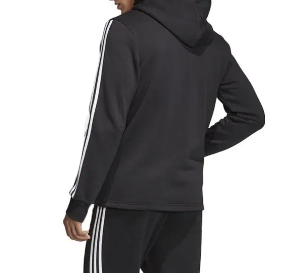 Adidas Fleece Lined Hooded Knit Jacket