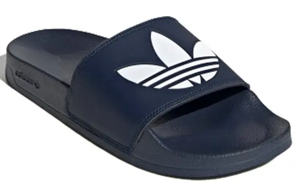 Adidas Adilette Lite Slides With Trefoil Logo - Blue