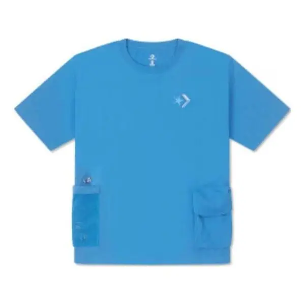 CONVERSE Summer Drink Pocket T-shirt Asia Sizing - Blue