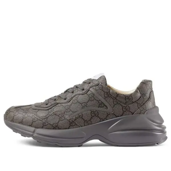 Gucci Rhyton Monogram Sneakers - Grey