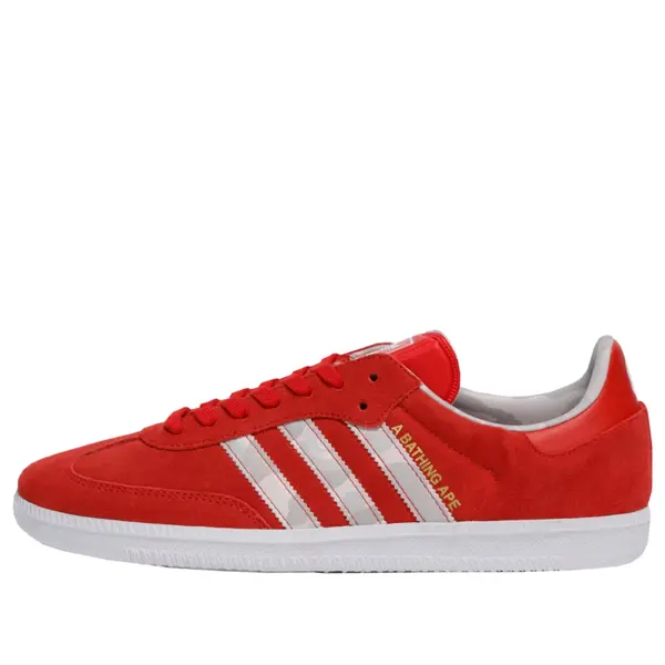 Adidas X A Bathing Ape Samba "winning Collection - Red/white/grey