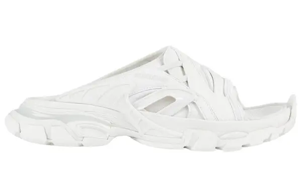 Balenciaga Track Slide Sandal - White