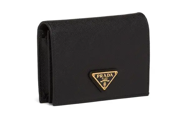 Prada Ss26 Small Saffiano Leather Wallet