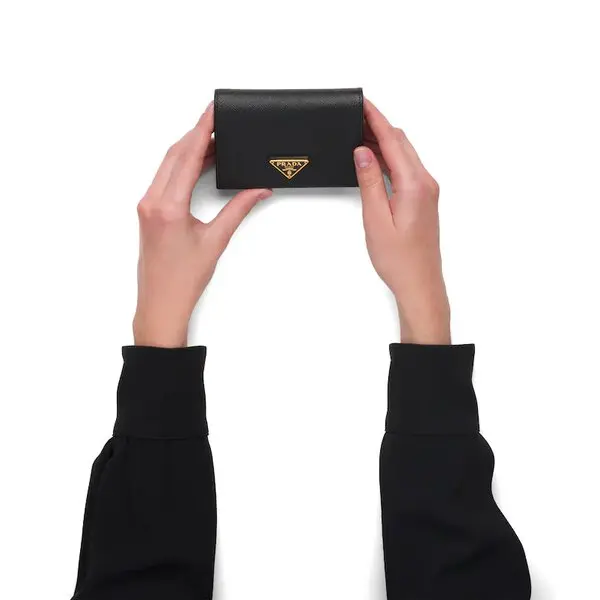 Prada Ss26 Small Saffiano Leather Wallet