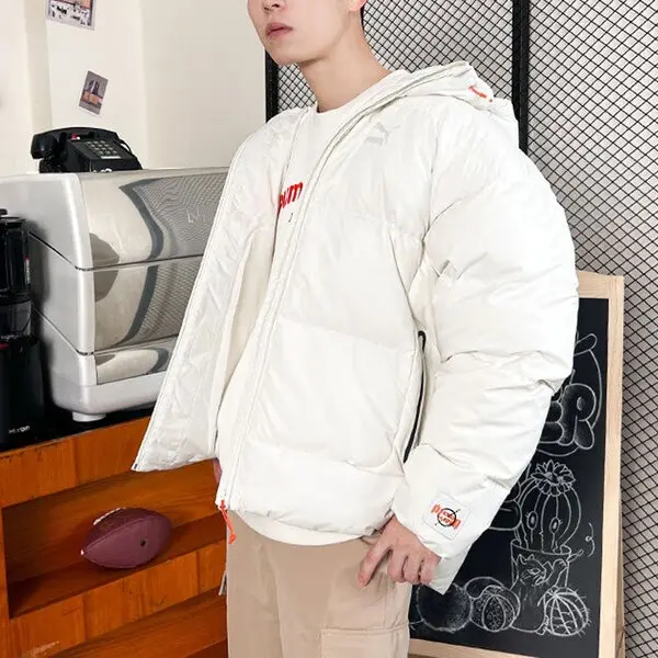 PUMA Verde Scarpe Replicat Hooded Down Jacket
