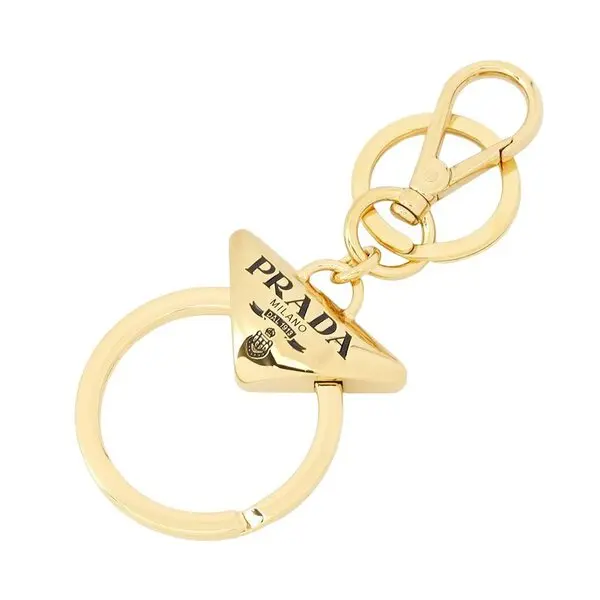 Prada Fw24 Logo Keyring