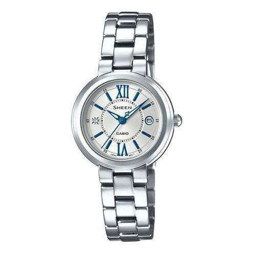Casio Sheen Analog Watch With Sapphire Crystal - Silver