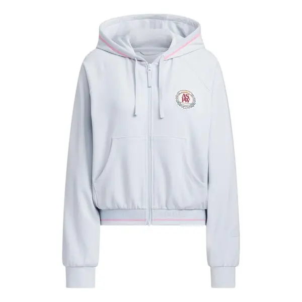 Adidas Verbiage Hooded Jacket - Grey