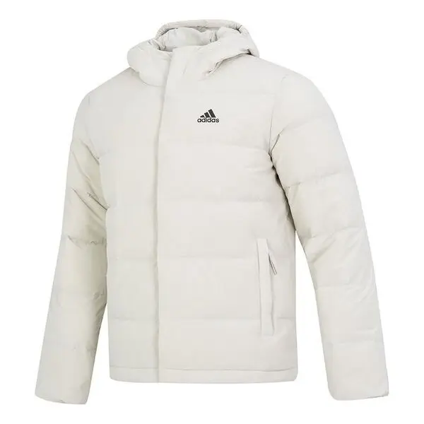 Adidas Logo Padded Hooded Jacket - Default Color