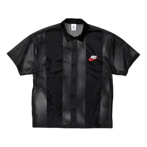 Supreme X Nike Mesh S/s Shirt - Black