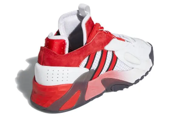 Adidas Streetball High Top Sneakers - Red/white