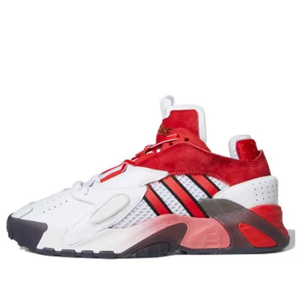 Adidas Streetball High Top Sneakers - Red/white