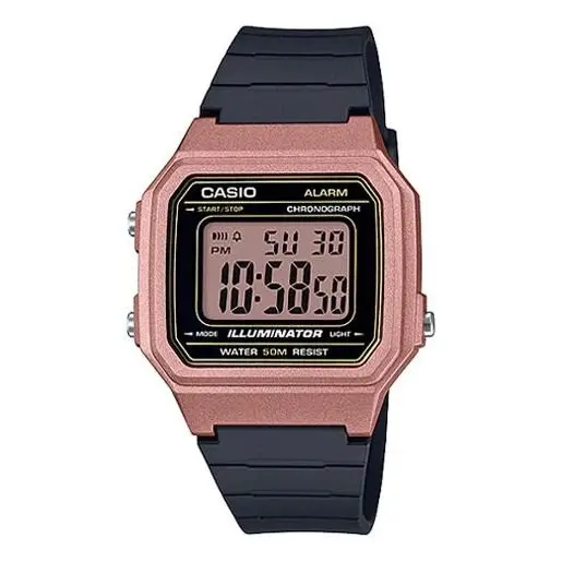 Casio Digital Watch With Illuminator - Black