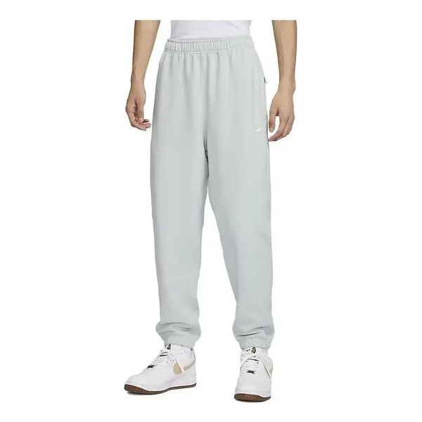 Nike Solo Swoosh Sweatpants - Grey