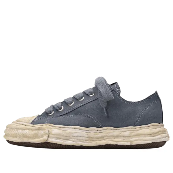 Mihara Yasuhiro Peterson 23 Og Sole Over Dyed Canvas Low Top Sneakers - Black