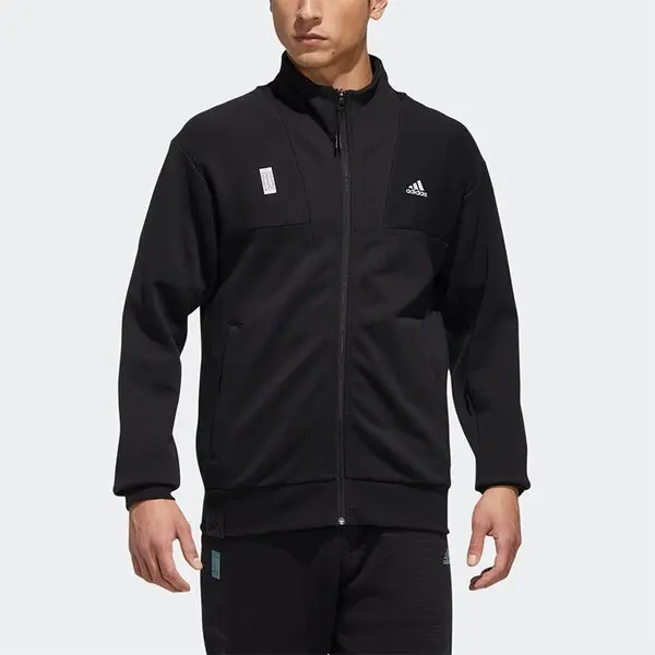 Adidas Stand Collar Logo Track Jacket