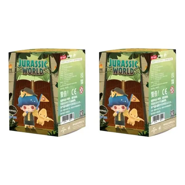 POP MART Dimoo Jurassic World Figures Sealed Case - Multi-color