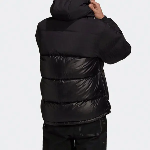 Adidas Originals Padded Hooded Down Jacket - Black