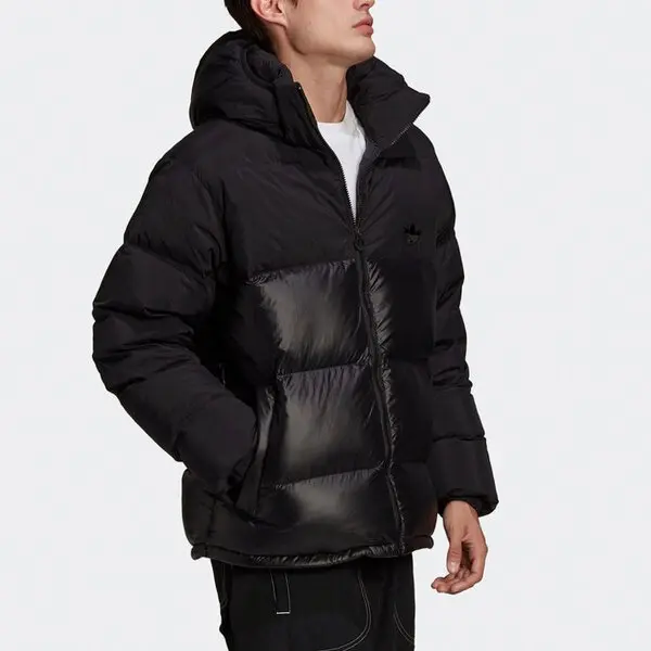 Adidas Originals Padded Hooded Down Jacket - Black
