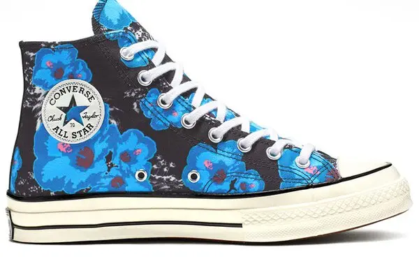 CONVERSE Chuck 70 High Top Paradise Floral Sneakers - Black