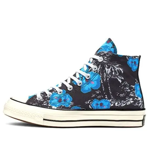 CONVERSE Chuck 70 High Top Paradise Floral Sneakers - Black