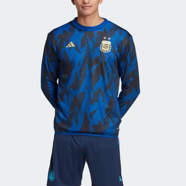 Adidas Argentina Graphic Crewneck Long Sleeve Shirt