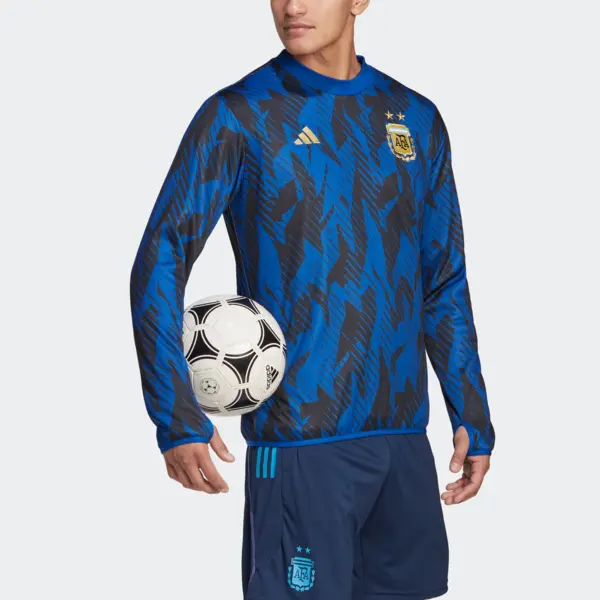 Adidas Argentina Graphic Crewneck Long Sleeve Shirt