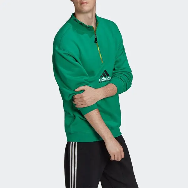 Adidas Equipment Series Half Zipper Pullover - Green