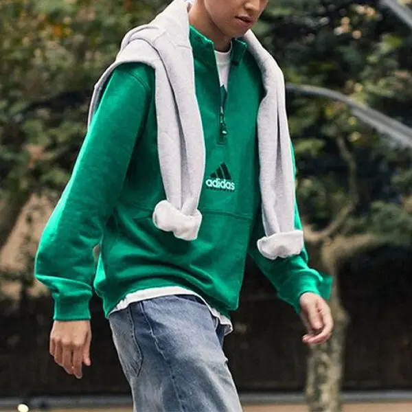 Adidas Equipment Series Half Zipper Pullover - Green
