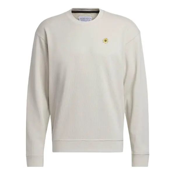 Adidas Adicross X Burning Cart Layer Crew Golf Sweatshirt 'beige