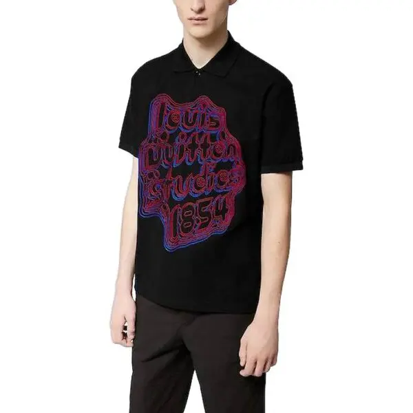 LOUIS VUITTON Embroidered Cotton Pique Polo Shirt