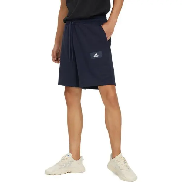 Adidas Logo Print Straight Shorts