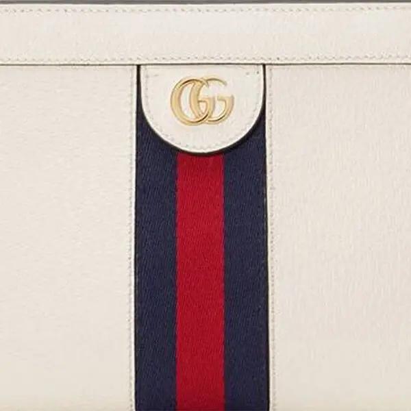 Gucci Ophidia Chain Shoulder Bag - White
