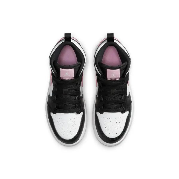 JORDAN 1 Mid Sneakers - White/black-light Arctic Pink