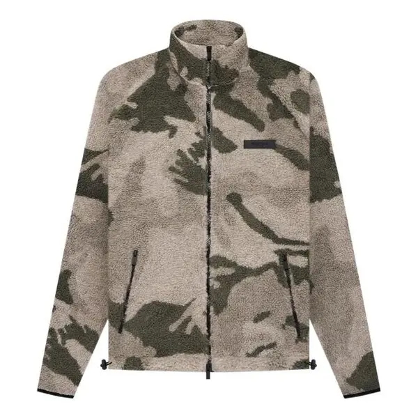 Fear Of God Ss22 Polar Fleece Full Zip Jacket Camo - None