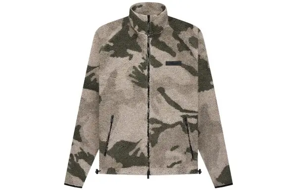 Fear Of God Ss22 Polar Fleece Full Zip Jacket Camo