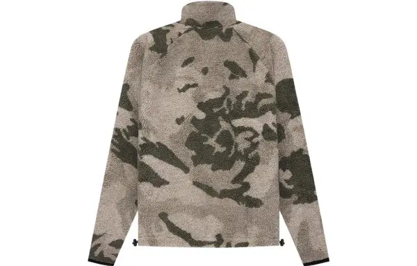Fear Of God Ss22 Polar Fleece Full Zip Jacket Camo