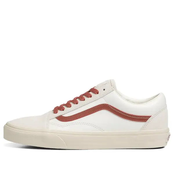 VANS Old Skool Vintage Pop Sneakers - White/red